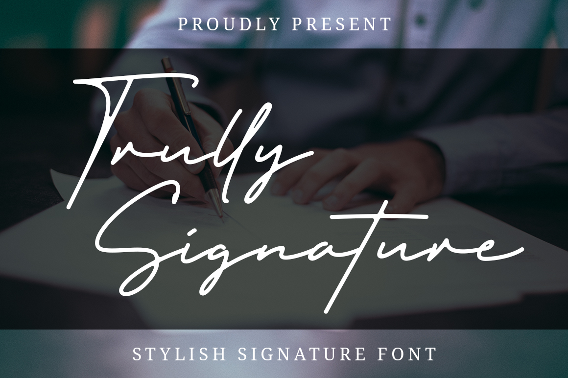 Trully Signature / Script - FontPlanet